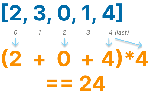 Even the Last - python coding challenges - Py.CheckiO